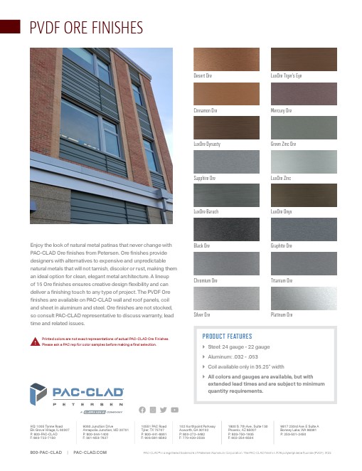 Petersen | Newcomer Architectural Products, Inc.